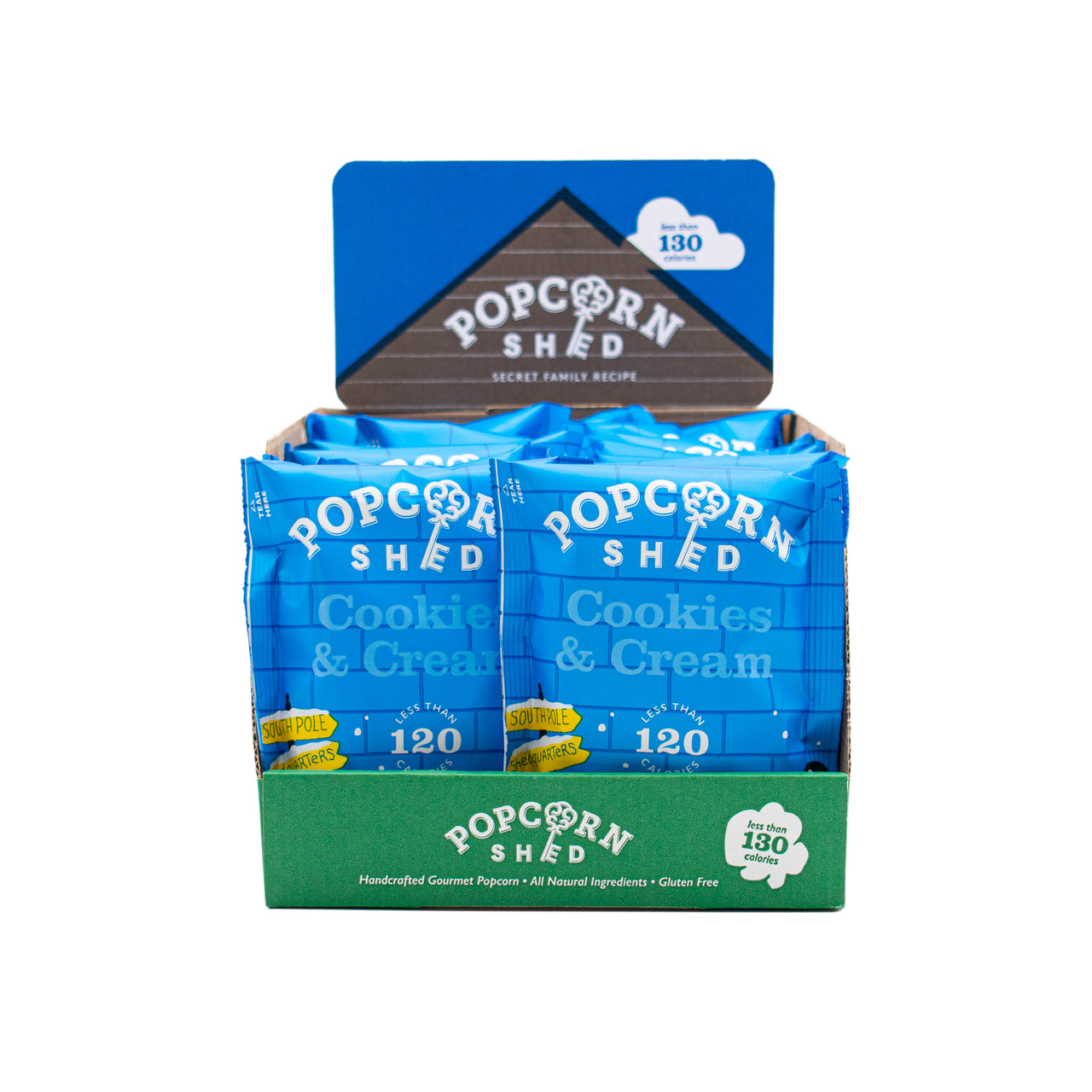 Cookies and Cream Popcorn Snack Packs – Popcorn Shed